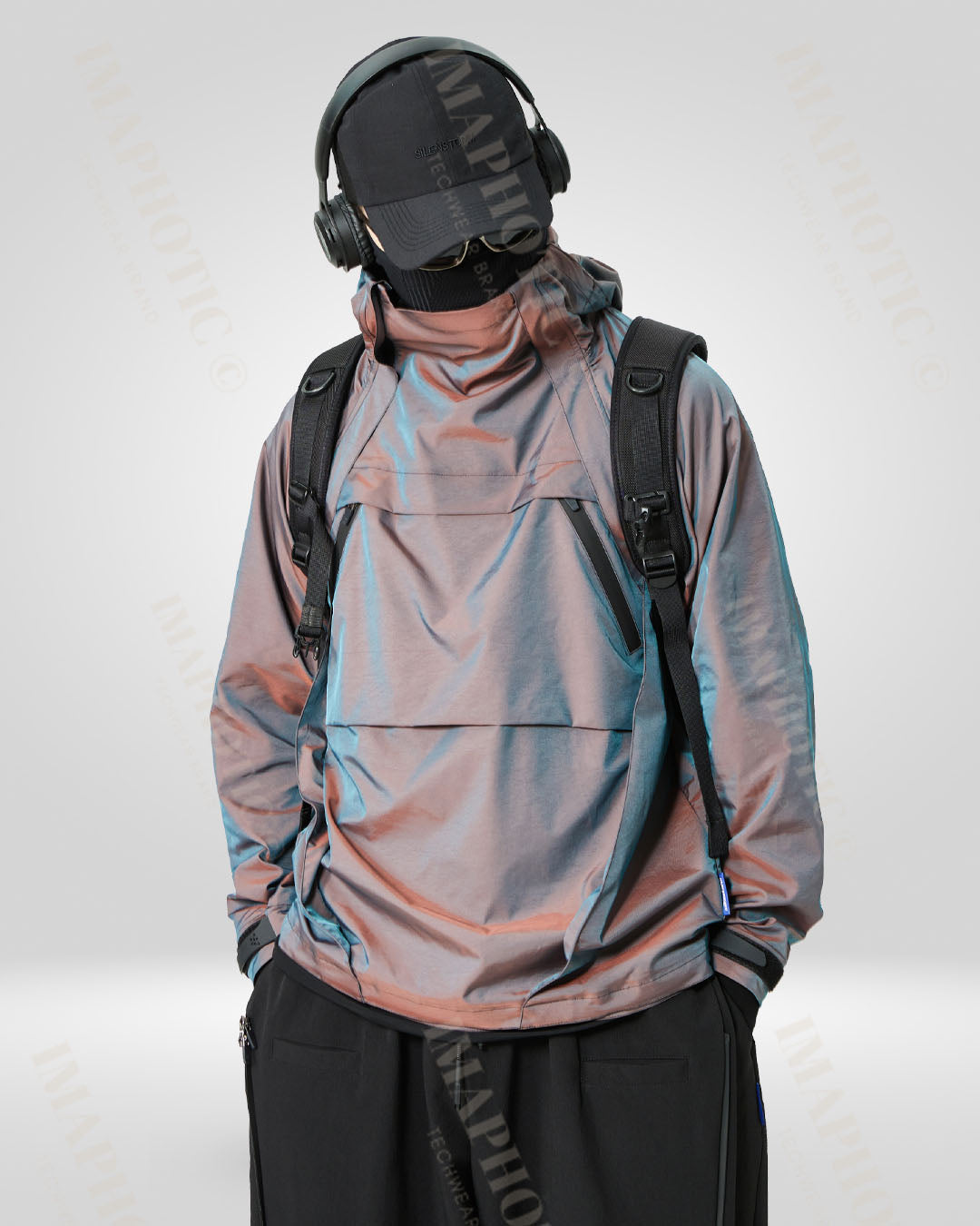Color-Changing & Reflective Hooded Windbreaker Jacket – Imaphotic